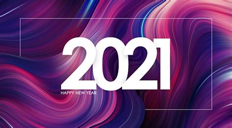 현대 컬러풀 한 플로우 배경 트렌디 한 디자인에 새해 복 많은 2021 배경 주제에 대한 스톡 벡터 아트 및 기타 이미지 배경 주제 석유 추상적인 Istock