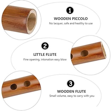 Vintage Beginner Piccolo Traditionele Muziek Fluiten Fluit Weinig