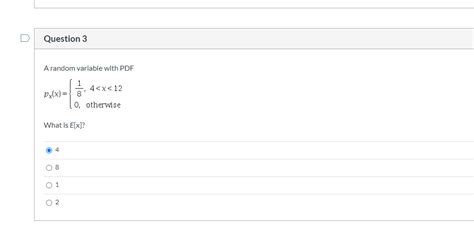 Solved Question A Random Variable With PDF Chegg