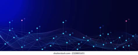 Abstract Connecting Dots Lines Big Data Stock Vector Royalty Free 2328801651 Shutterstock