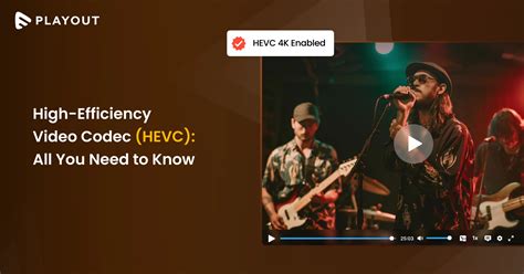 H265 Codec All You Need To Know Muvi One