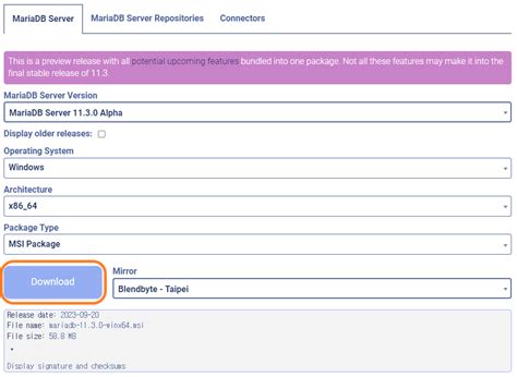 Mariadb 설치 방법 및 접속 확인 Windows