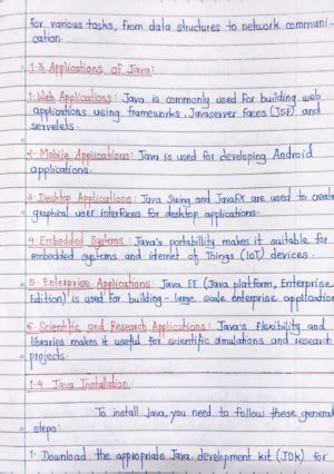Java Handwritten Notes CodewithCurious
