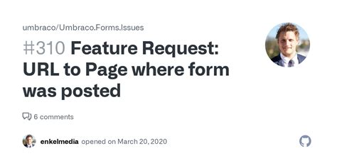 Feature Request Url To Page Where Form Was Posted · Issue 310