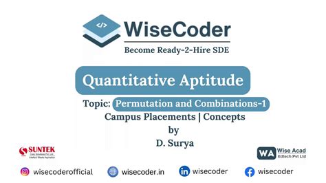 Permutation And Combinations 1 Quantitative Aptitude Tricks And Practice Problems