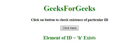 How To Find Element With Specific Id Using Jquery Geeksforgeeks