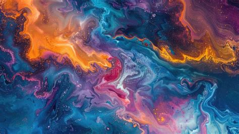 Vibrant Abstract Art With Bright Colors And Fluid Patterns A Modern Form Of Creative Expression