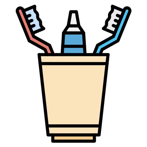 Tooth Brush Generic Color Lineal Color Icon