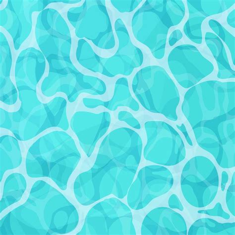 Water Ripple Surface Pool Or Ocean Water With Glares Sunlight