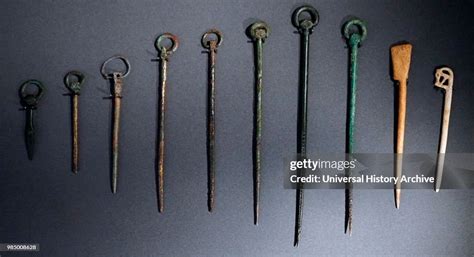 Collection Of Norse And Celtic Artefacts Worn By Woman Of The News Photo Getty Images