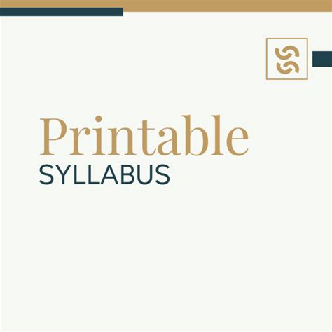 Education Syllabus Template Edit Online And Download Example