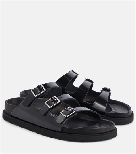 Florida Leather Sandals In Black Birkenstock 1774 Mytheresa