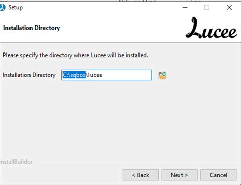 Reinstalling Lucee Intranet Connections