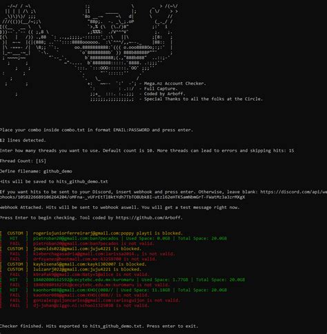 github arboff mega checker by arboff proxyless mega nz account checker