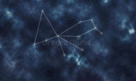 Pavo Star Constellation Night Sky Peacock Stock Image Image Of Dark