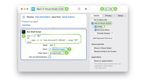 Open Folder In VSCode And In Other Applications On MacOS