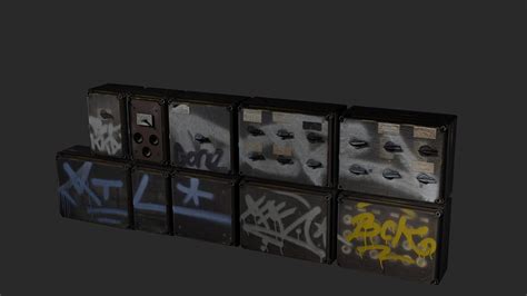 3d Fuse Box Asset Pack Turbosquid 1789189