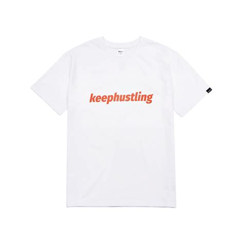 킵허슬링 오리지널 로고 반팔티셔츠 화이트