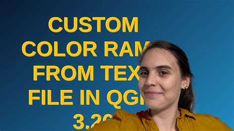 Gis Custom Color Ramp From Text File In Qgis 326 Youtube