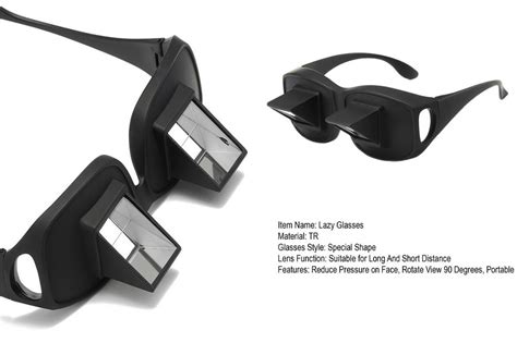 Lk Lay Flat Prism Glasses Adjustable Lazy Prism Glasses Lazy Glasses