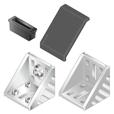 Bosch Rexroth Connecting Component Mounting Bracket Strut Profile 60 X 60 Mm Groove Size 8mm