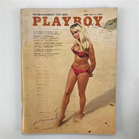 Playboy Magazine June 1968 Playmate Britt Fredriksen 4752243255