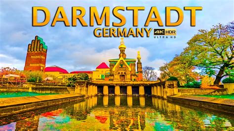 Wonderful Autumn Views | Darmstadt Germany Walking Tour - YouTube