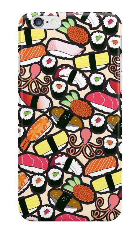Sushi Iphone Case By Thickblackoutline Sushi Iphone Case Iphone