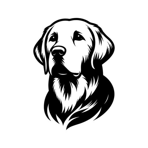 Premium Vector Canine Charm A Logo Tail Of Monochrome Elegance