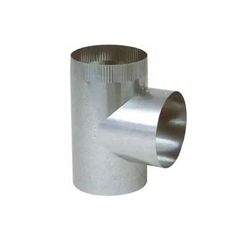 Tee Connector Ventilation In Galvanized Steel Of 30 Gauge 6 Gagnon La Grande Quincaillerie