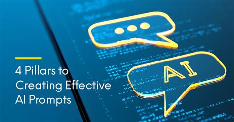 4 pillars to creating efficient ai prompts online earning