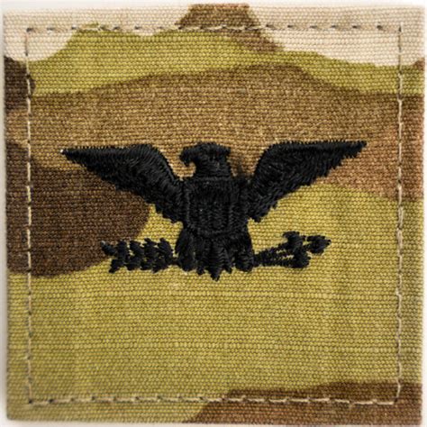 Army Col Rank Ocp Patch Colonel With Velcro