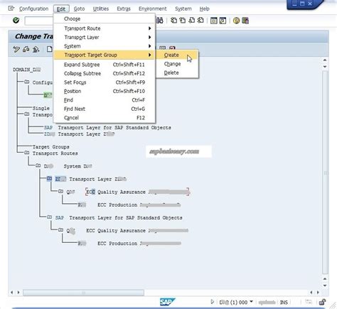 How To Configure Sap Transport Route Stms Sap Basis Easy