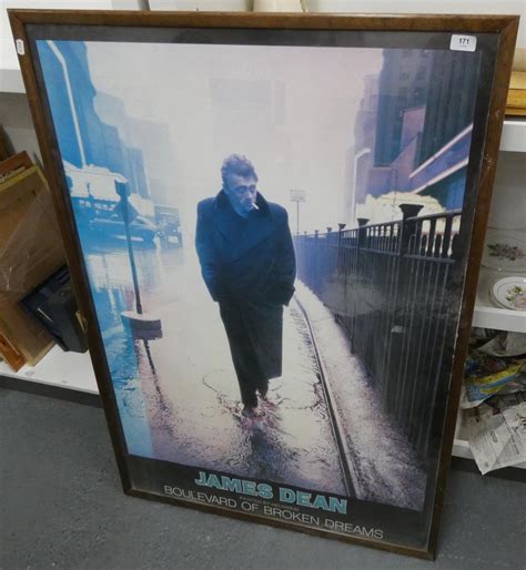 James Dean Large Framed James Dean Print Boulevard Of Broken Dreams