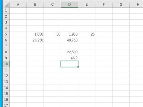 粗利益・粗利益率 Using Excel