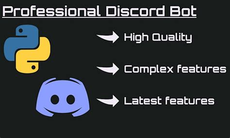Create A Complete Discord Bot Using Python By Tomleber Fiverr