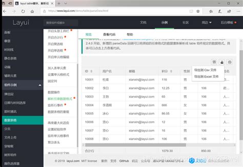 Layui导出excel功能的两种方式的尝试 Csdn博客