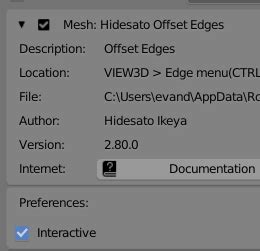 Offset Edges By Evandro Costa Released Scripts And Themes Blender Artists Community