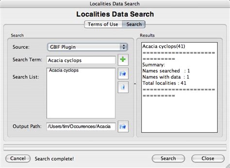 Searching Gbif For Locality Data Download Scientific Diagram