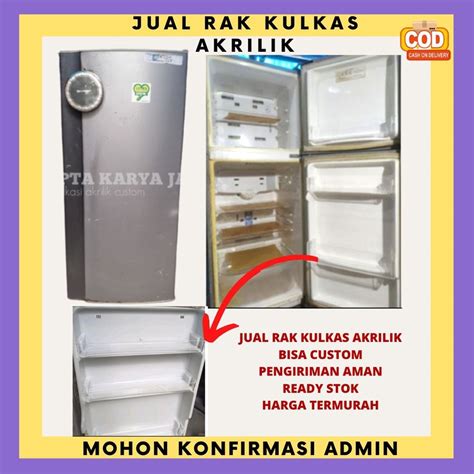 Jual Rak Kulkas Sharp 1pintu Model Lemon Love Custom Shopee Indonesia