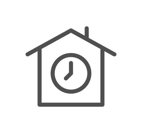 Timer And Clock Icon Outline And Linear Vector 13783736 Vector Art At