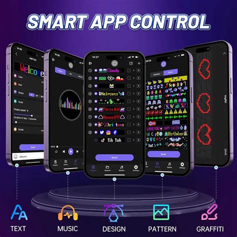 Programmable Led Scrolling Sign With Remote 12v Flexible Advertising Led Screen Digital Display