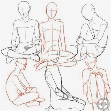 Человек сидит на полу рисунок 44 фото