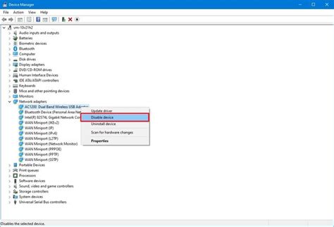 How To Enable Or Disable Wi Fi And Ethernet Network Adapters On Windows 10 Windows Central