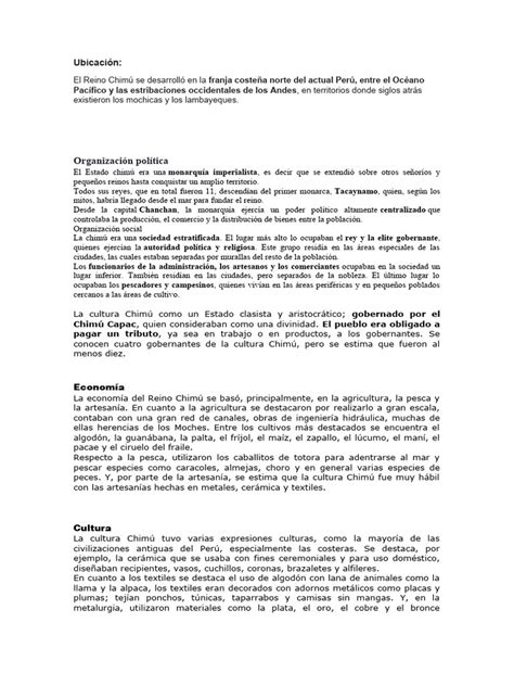 Cultura Chimu Pdf