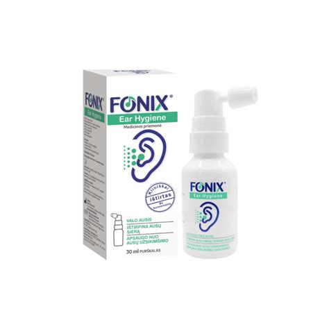 Fonix Purškalas Ear Hygiene 30 Ml Eurovaistinelt