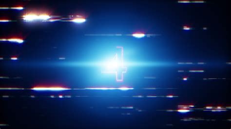 Five Seconds Countdown Timer With Glitch Noise Effect 23502878 Stock Video At Vecteezy