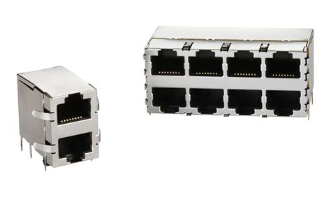 Harmonica Multi Port RJ Connectors Dual Row Shielded GTK UK