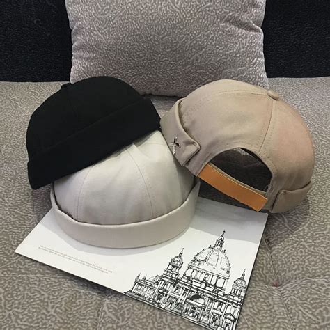 Vintage Men S Summer Cotton Brimless Skullies Cap Women Street Portable