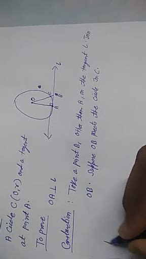 Class 10 Ch 10 Circle Theorem 10 1 Filo